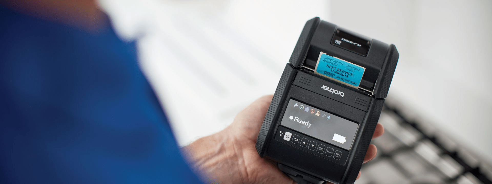 RuggedJet mobile label and receipt printers from Brother