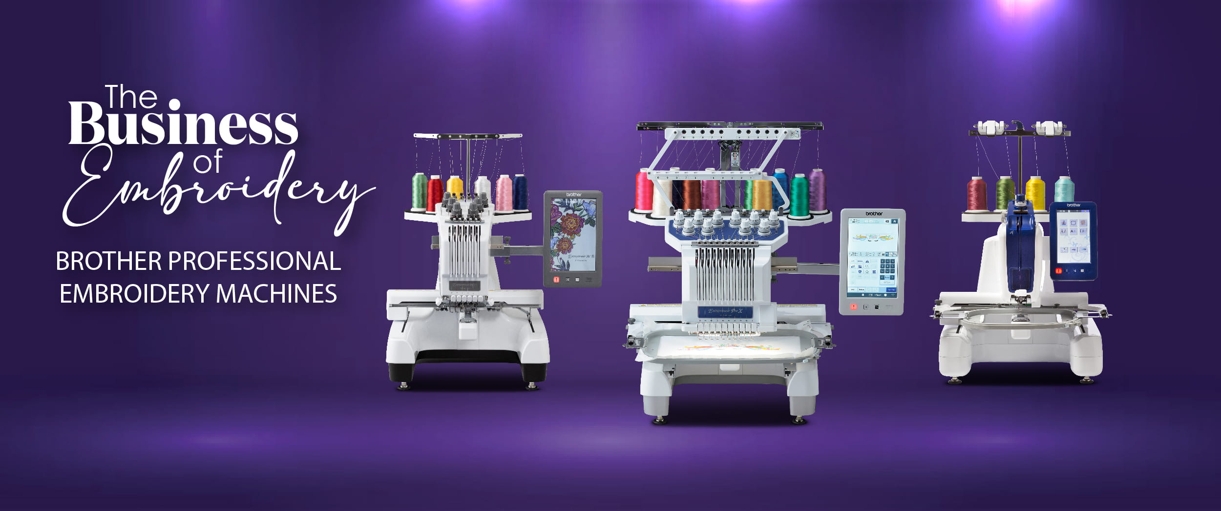 PR Series Embroidery Machines for Business