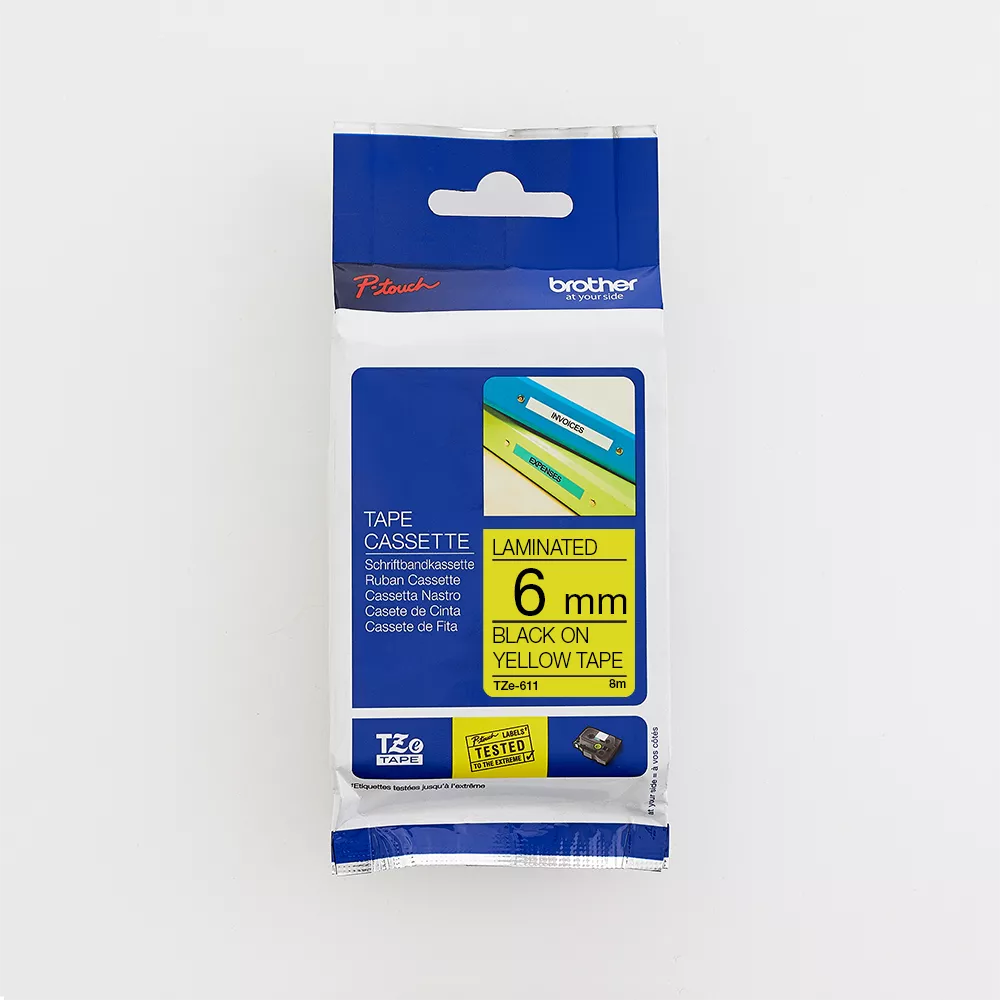 TZe Standard Adhesive Tapes | Brother Tapes and Labels